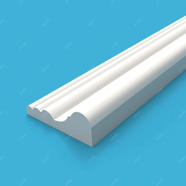 Quality GD-85029 70mm Factory Price Midcentury Rot Proof Polyurethane Smooth Construction Trim Moulding for sale