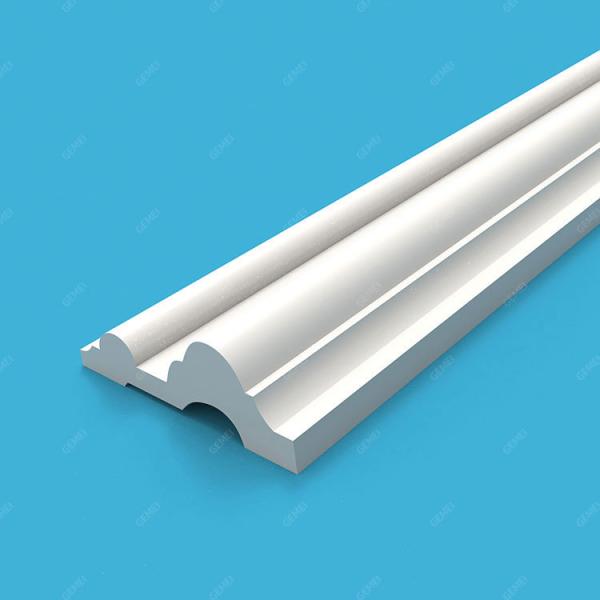 Quality GD-85030 72mm New Arrival Mediterranean Aging Resistant PU Flat Polyurethane Ceiling Moulding for sale