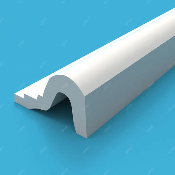 Quality GD-85040 85mm Quantity Discount Antique Fire Retardant Urethane Polymer Plain Polyurethane Chair Rail Moulding for sale