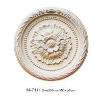 China PU Ceiling Medallions decorative ceiling features made from polyurethane material ensuring resistance to cracking and warping over time for sale