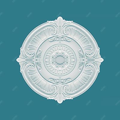 China M-7145 High Density Urethane Rose Anti-Aging Precast Ceiling Tiles Panel for sale