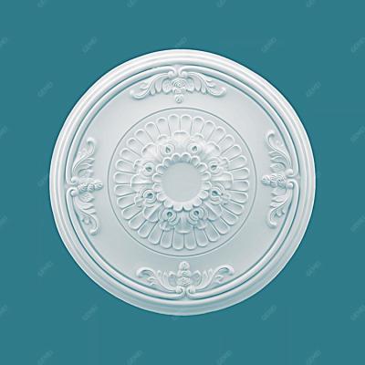 China M-7152 European Style Construction Material Helene Rosette Low-Maintenance Concrete Ceiling Panels for sale