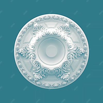 China M-7168 Factory Supply Easy Install Flexible Urethane Polymer Ceiling Medallion Decoration for sale