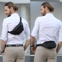 China Customized Logo Multi Function Waterproof Waist Bag  Against Theft for sale