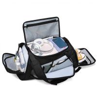 China Separate Shoe Compartment Foldable Duffle Bag Dirt Resistant for sale