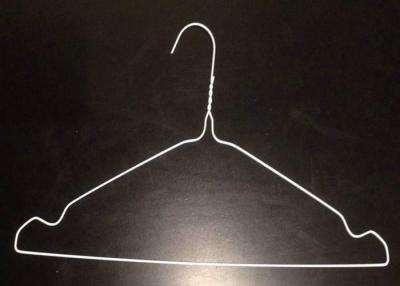 China Multiple Colors Powder Coated Wire Shirt Hangers 1.9 Mm Diameter With 21 Cm Length for sale