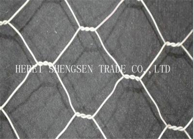 China Standard Galvanized Gabion Mesh Wire 80 x 100mm For Engineering Projects for sale