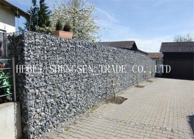 China Hot Dipped Galvanized Welded Mesh Gabions 1 / 3 / 5 x 1 x 1 Gabion Mesh Cage for sale