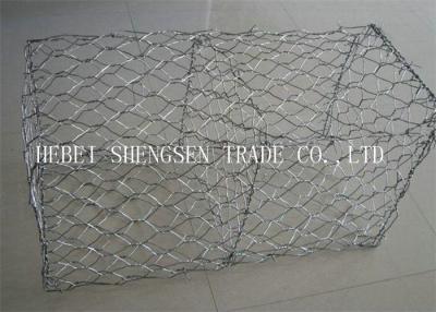 China Channel Linings Double Twist Wire Mesh / Hexagonal Wire Mesh For Sea Wall for sale