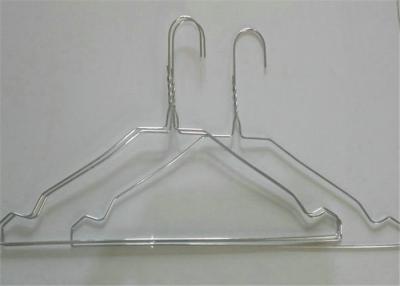 China Galvanized Laundry Wire Clothes Hangers Anti - Rust For Clothes Dry Cleaning for sale