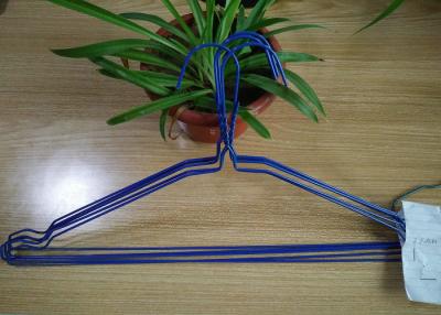 China Multi Color Powder Coating Hangers / Metal Wire Hangers 1.8 - 2.5mm Thickness for sale