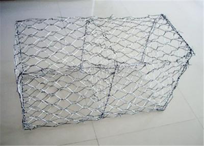 China PVC Coated Gabion Wire Mesh Cages For Stone , Gabion Baskets Retaining Wall for sale