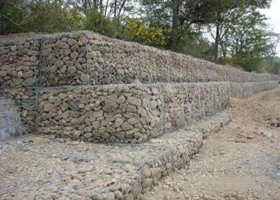 China 240g Zinc Coating Weld Mesh Panels / Gabion Basket Stone 3.2mm Wire Gauge for sale