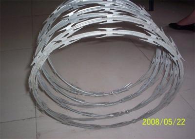 China Stainless Steel Razor Barbed Wire Outside Diameter 450 - 960 Mm Excellent Protection for sale