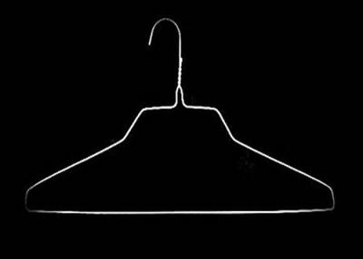 China Smooth Surface Powder Coating Hangers / Spray Paint Hangers 16 Inches Size for sale