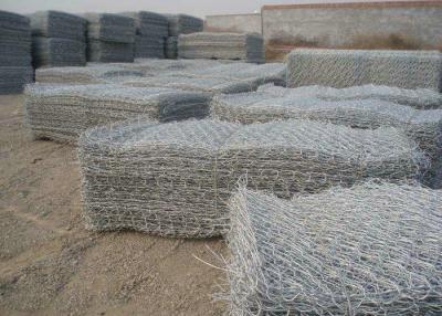China Fencing Wall Gabion Box Gulfan Coated Steel Wire Material With Long Life for sale