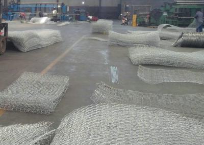China 5% Al And 95% Zinc Coated Wire Gabion Boxes 2*1*1m For Fencing Wall Building for sale