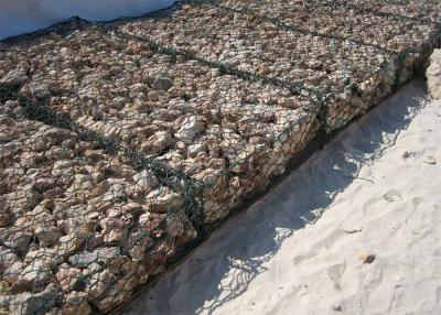 China Heavy Galvanized PVC Coated Hexagonal Gabion Box / Stone Cage Wire Mesh for sale
