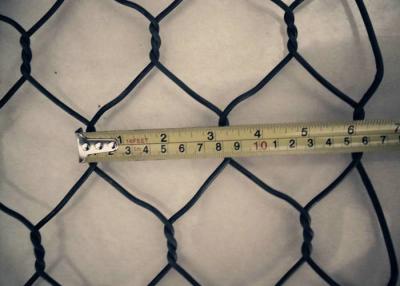 China PVC Coated Galvanized Gabion Boxes Stone Cage For Dykes And Dams for sale