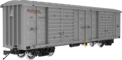 China 1000mm Covered Goods Wagon 18t 56.5t Railway Goods Wagon for sale
