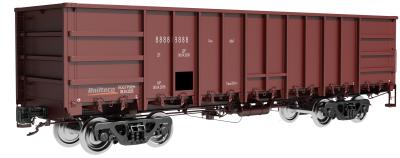 China 120km/H 88m3 Open Top Wagon 1520mm Gauge Railways Open Top Trains for sale