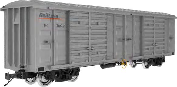 Quality Transportation Covered Goods Wagon Comprehensive Steel Railway Goods Van for sale
