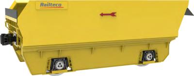 China Yellow Roadway Mine Wagon Custom Color Transporting Ore The Goods Wagon for sale