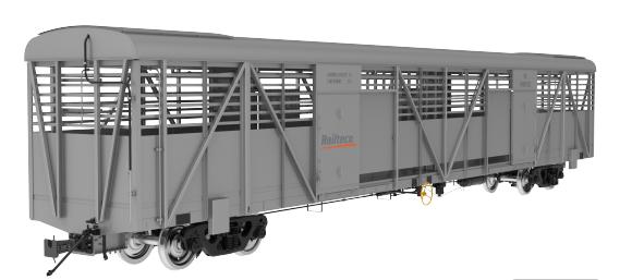 Quality Livestock Covered Goods Wagon Roof Mounted Casting Steel  Railway Goods Carriage for sale
