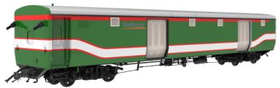 China 1000mm Gauge Passanger Coach 80km/H 10t Luggage Brake Van for sale