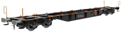 China RTH08 SGNSSS60 Railway Flat Wagon 100km/H 120km/H  Container Wagon for sale