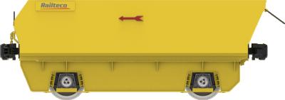 China 39.6 Tonnes Goods Wagon 14t Underground Ore Transport Railway Goods Van for sale