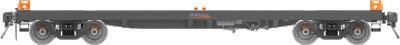 China Customizable 23t Goods Train Wagon Transport Container Wagon for sale