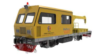 China RTJ01 Type Rail Car With Crane For The Transportation for sale