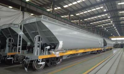 China Carrying Goods Railway Hopper Wagon Hopper Vehicle 1094mm  54t for sale