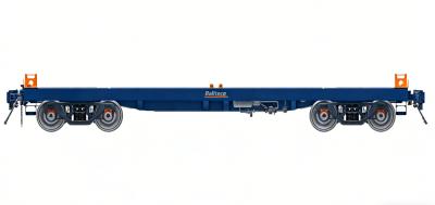 China 2 TEU Railway Flat Wagon 1435mm Gauge 120km/H Container Wagon for sale