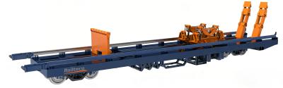 China Rail Laying Railway Special Wagon 16804mm Recycling Track Laying Vehicle for sale