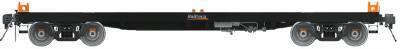 China 120kmh Container Wagon 1435 Intermodal Transport Flat Freight Train Wagon for sale