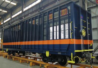 China 40Ton Sugar Cane Wagon 70 Tons 1435mm Gauge Sugar Cane Wagon for sale