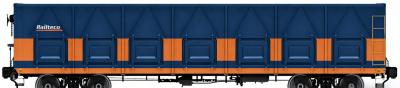 China 61 Ton Open Top Wagon Heavy Haul Rail Wagon Open Top Train 73.3m3 Volume for sale