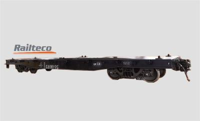 China 61t Payload Railway Flat Wagon with 3 Meters Width and Coil Spring Suspension for Bulk Rail Cargo for sale