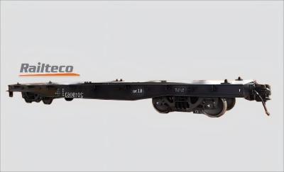 China 60 Tons Load capacity Railway Flat Wagon Max operating speed 100 Km/h Width 3 Meters Durable Rail Freight Transport Solution for sale