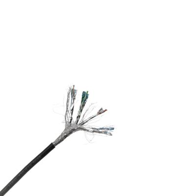 China 600MHz CAT8 SFTP Patch Cord Ethernet Cable Matter Soft PVC Jacket For Internet Work for sale