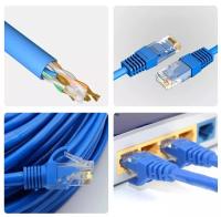 China RJ45 Connector FTP CAT6 Ethernet Patch Cord PVC Jacket HDPE Insulation for sale