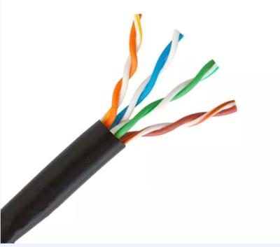 Cina 4 paia di Cat5e Lan Cable hanno personalizzato ambiente del rivestimento di PVC il pro in vendita