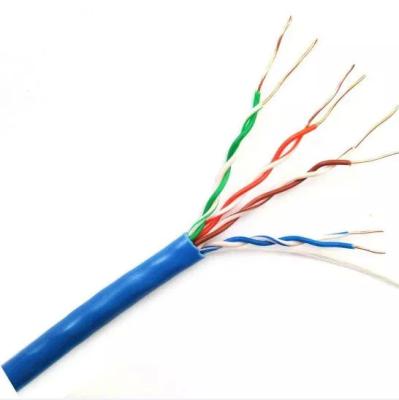 Cina 4 paia di Cat5e Lan Cable hanno personalizzato ambiente del rivestimento di PVC il pro in vendita