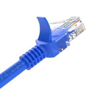 China 1FT CAT6A UTP Ethernet Network Booted Patch Cable Stranded Bare Copper for sale