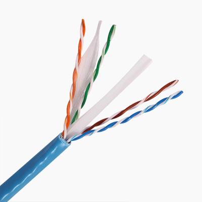Китай Фольга Al Shiled проводника CCA 4 пары кабеля Lan изоляции Cat6 HDPE продается