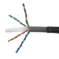 China Outdoor Unshielded Cat6 Lan Cable 4 Pairs Twisted Network Cable for sale