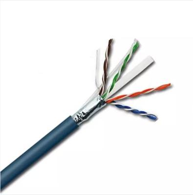China Shielded FTP CAT6 Network Cable For Telecommunication Broadband Data Center Audio Video Te koop
