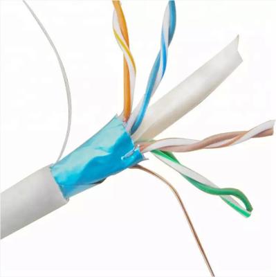 China Shielded FTP CAT6 Network Cable For Telecommunication Broadband Data Center Audio Video Te koop